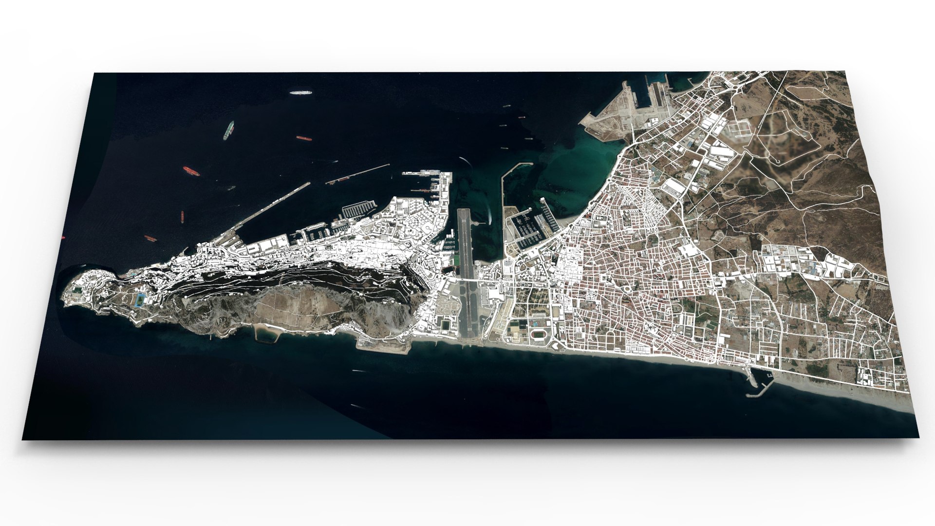 3D Gibraltar British Overseas - TurboSquid 2033623