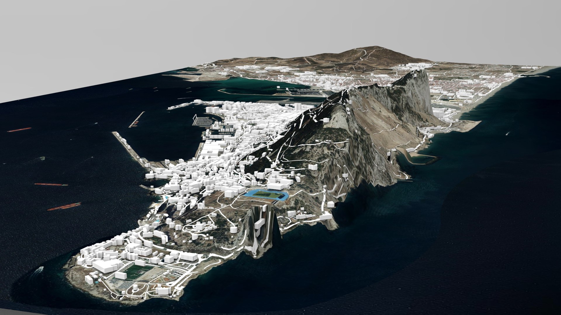 3D Gibraltar British Overseas - TurboSquid 2033623
