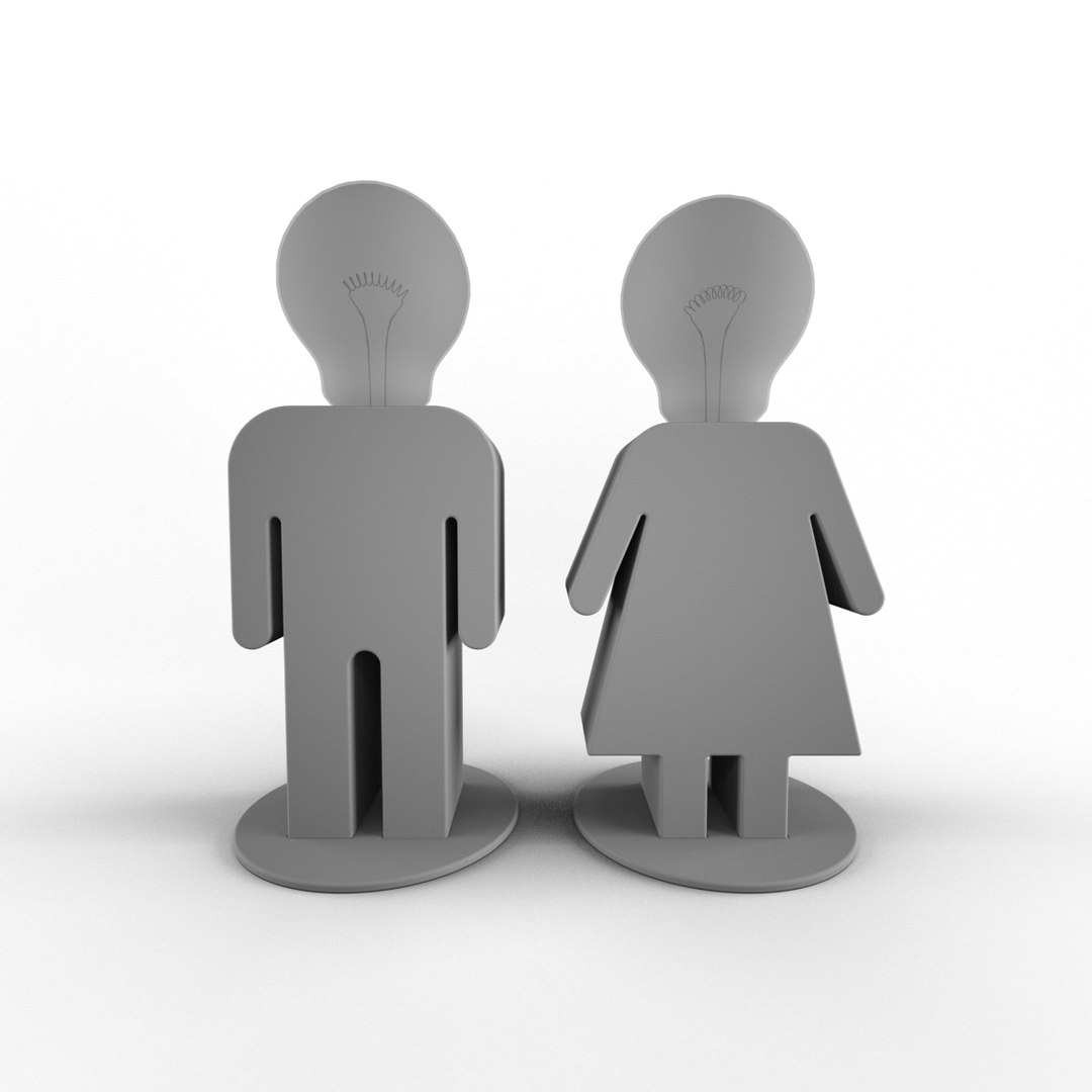 Lamp Man-woman 3D - TurboSquid 1350059
