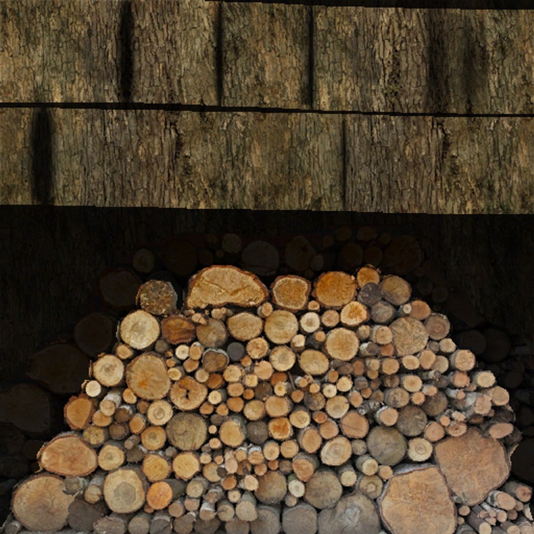 3d Log Pile Model