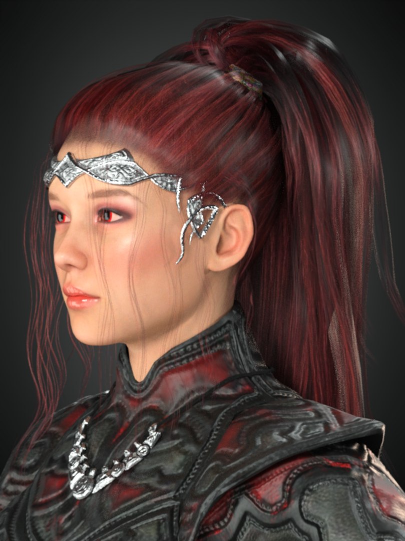 3D Realistic Rigged Warrior Female-Suji Model - TurboSquid 2112535