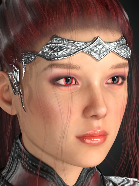 현실적인 Rigged Warrior Female-Suji 3D 모델 - TurboSquid 2112535