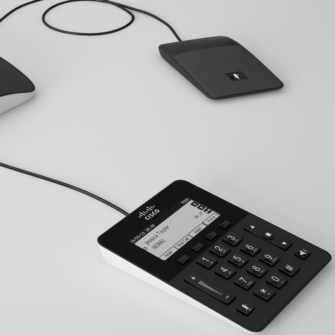 cisco ip conference phone 3d model
