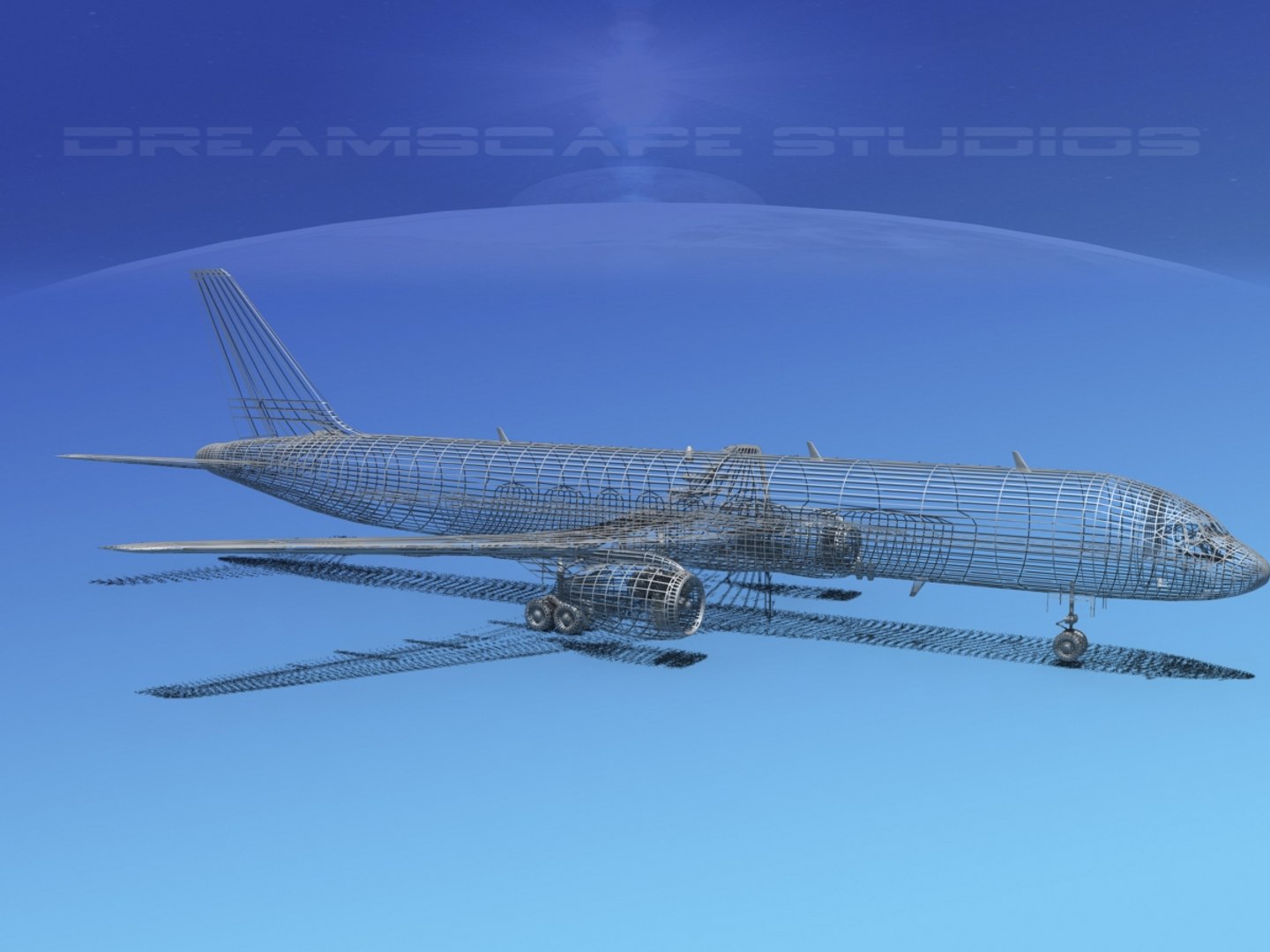 3d Airline Boeing 757 757-200