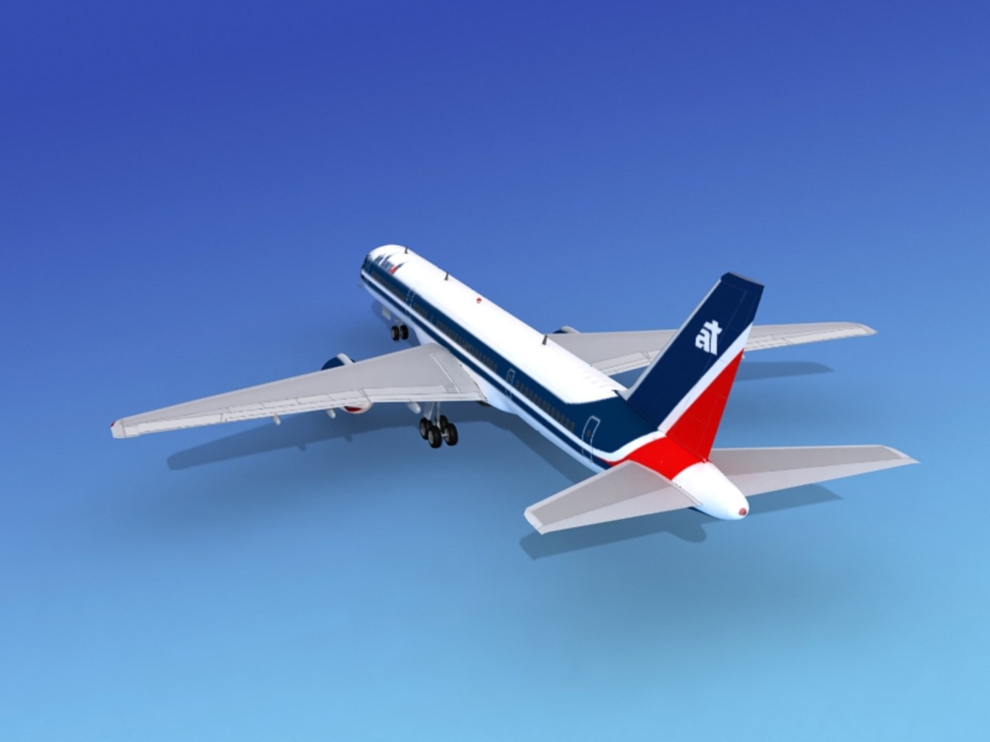3d Airline Boeing 757 757-200