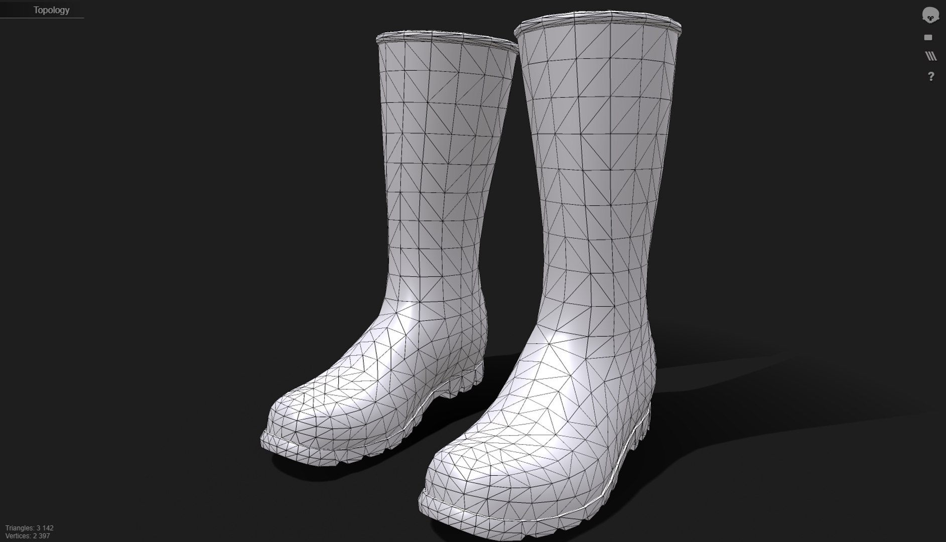 Rubber Boots 3D - TurboSquid 1906911