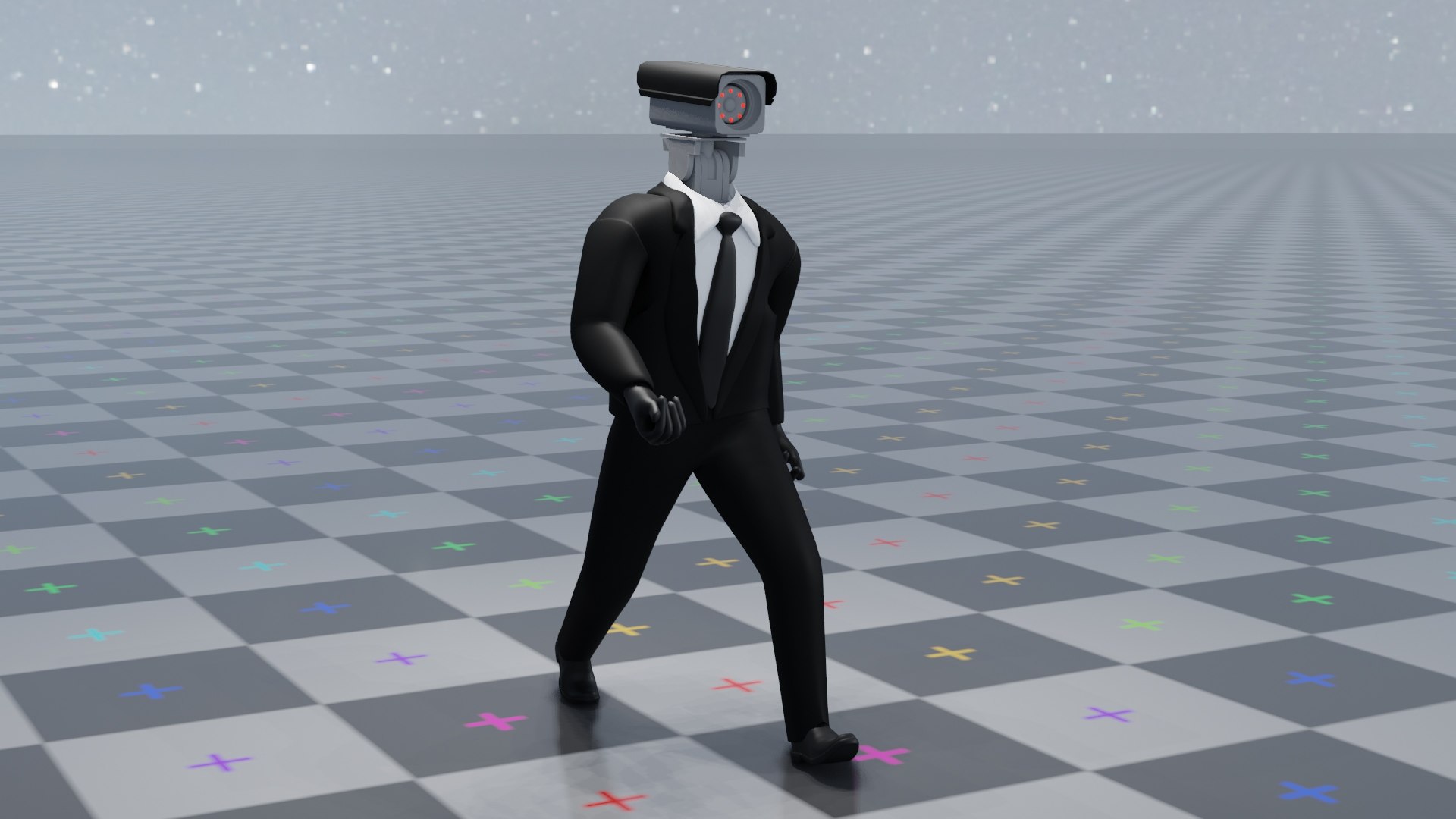 3D Camera Man Skibidi Toilet Model - TurboSquid 2112509