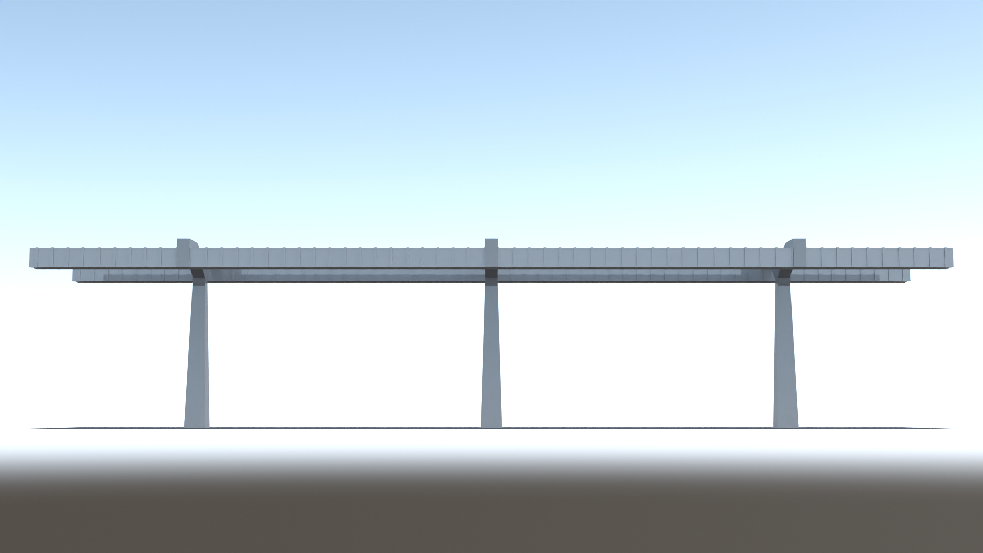 Monorail Railway Bridge 3D Model - TurboSquid 1951882