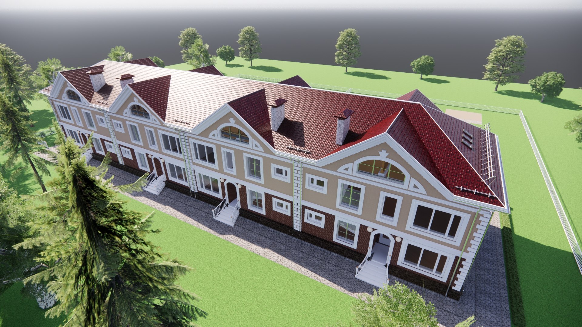 3D Model Townhouse - TurboSquid 2156120