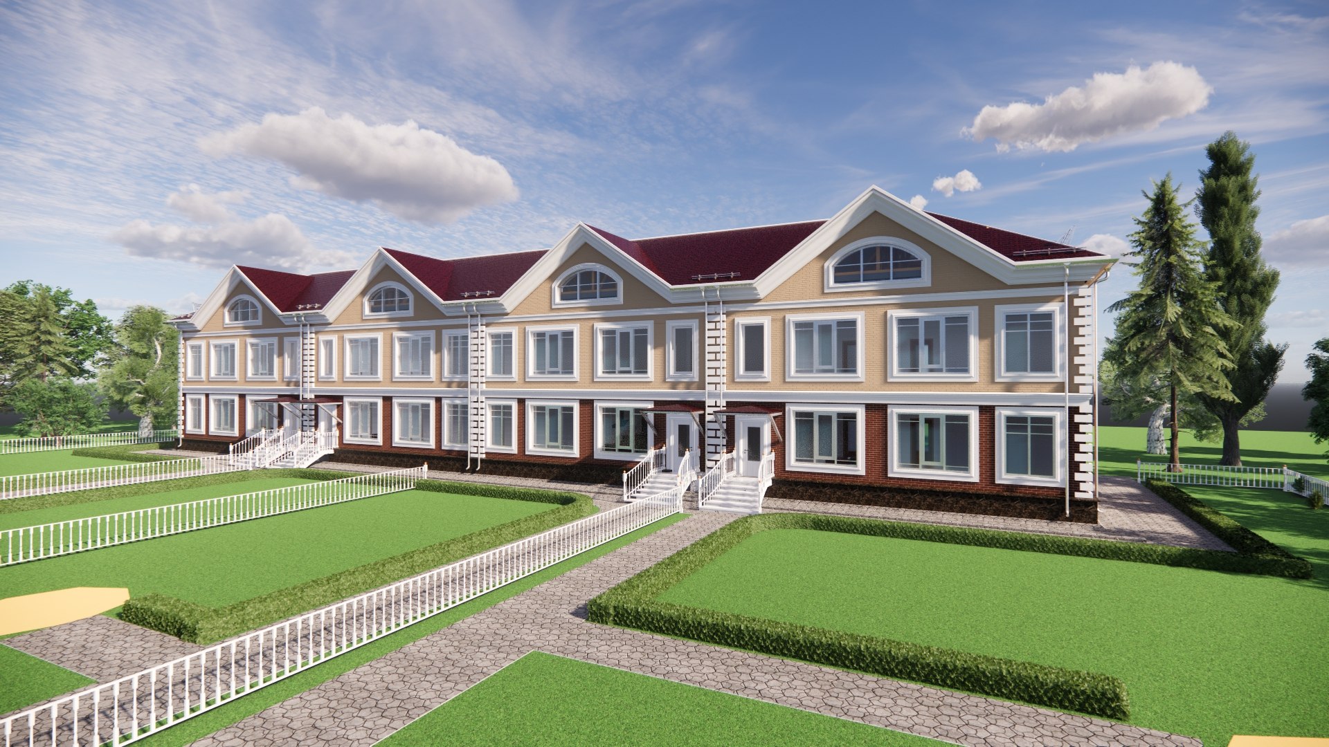 3D Model Townhouse - TurboSquid 2156120
