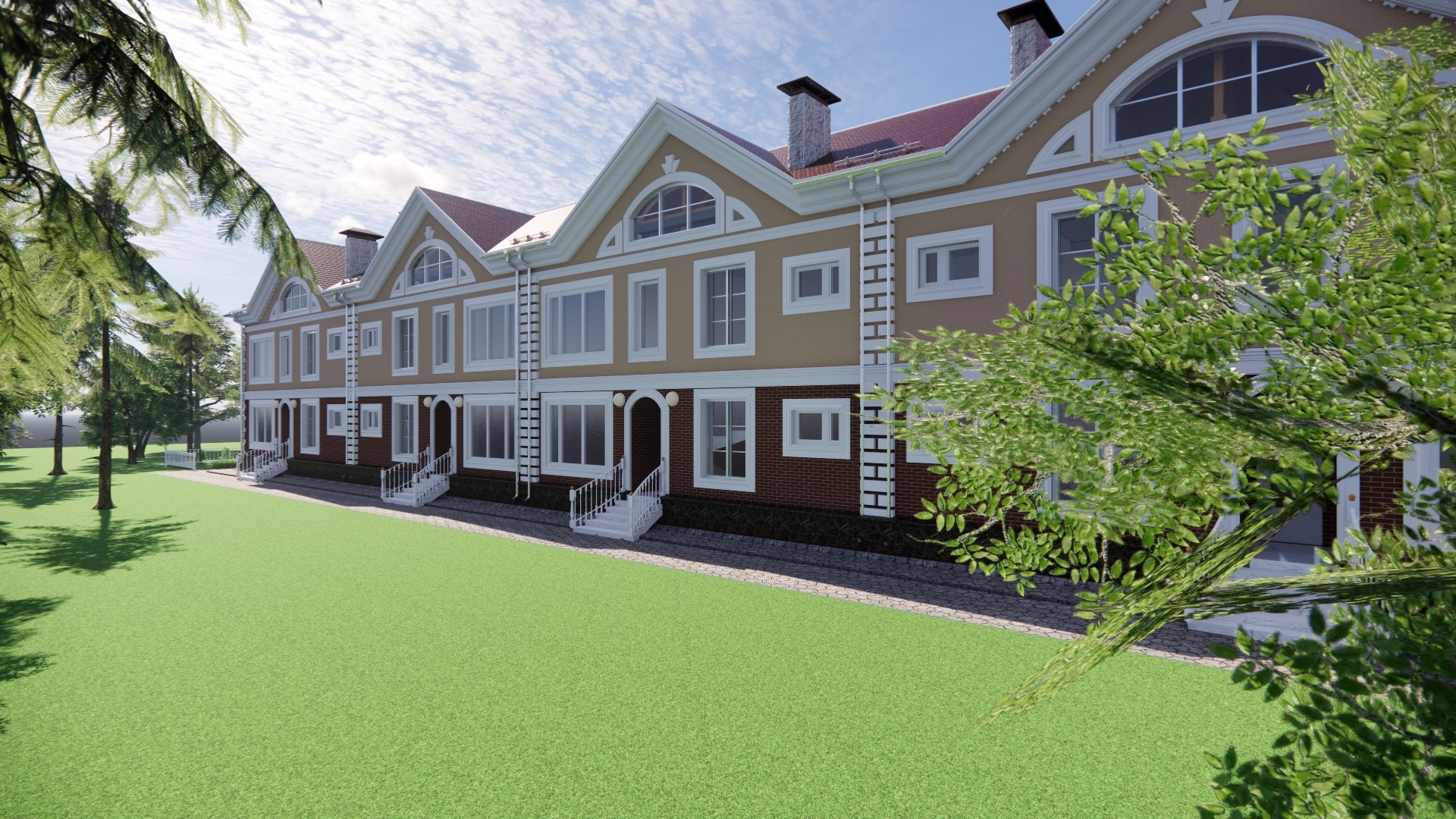 3D Model Townhouse - TurboSquid 2156120