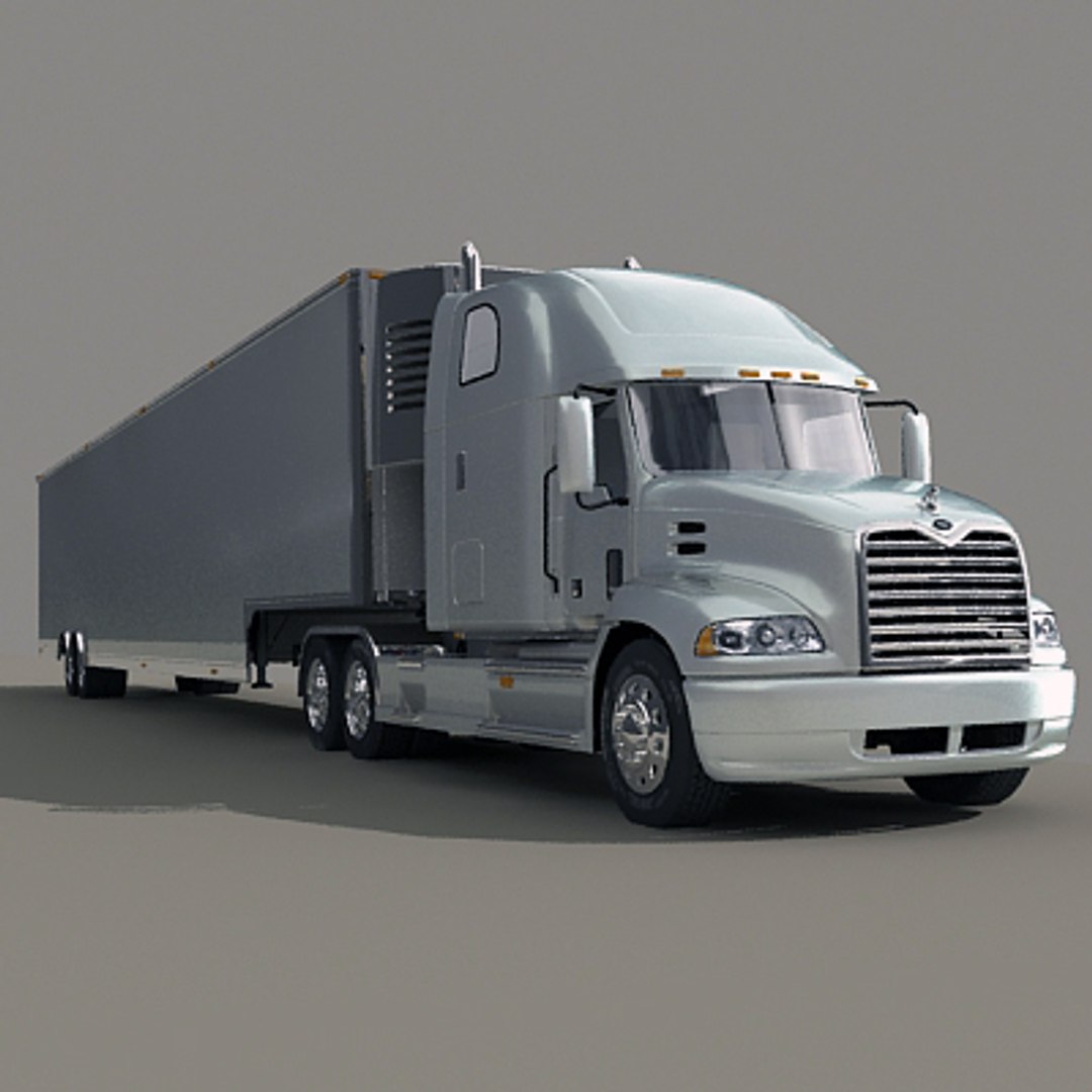 Truck Trailer 3d Model