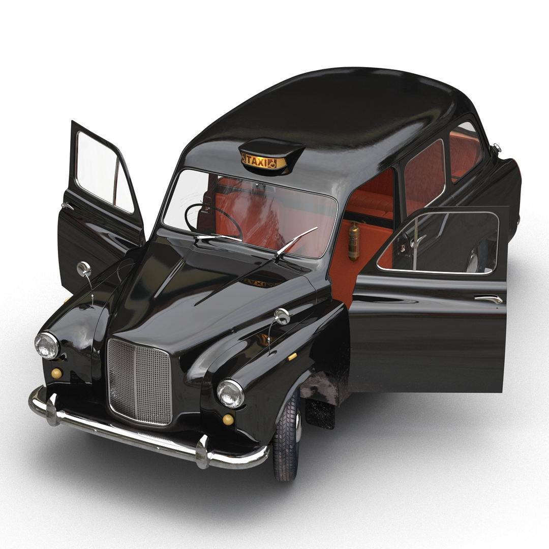 london cab fx4 3d max
