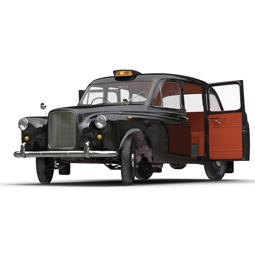 london cab fx4 3d max