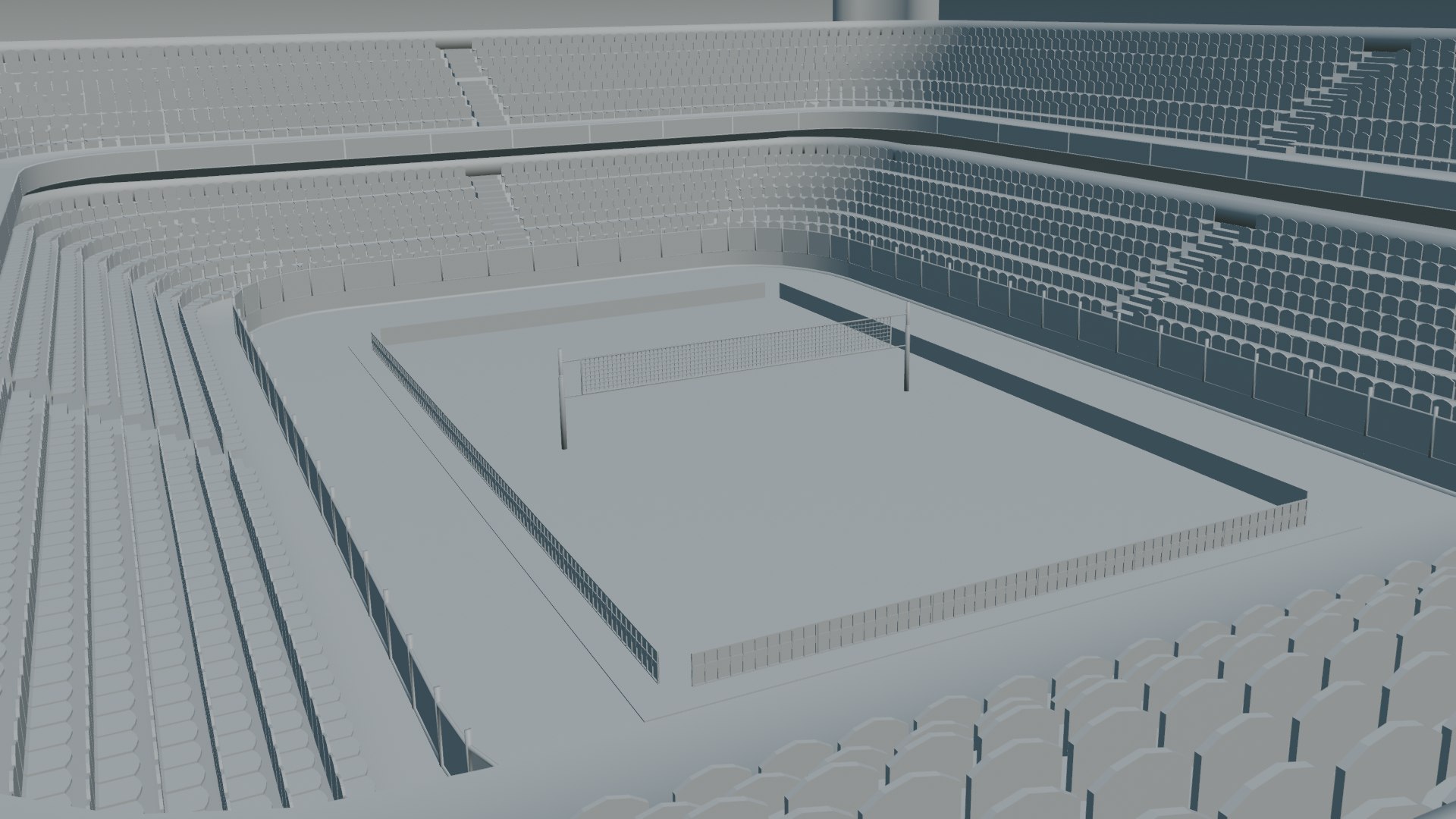 3D VR Volleyball Court - TurboSquid 2153422