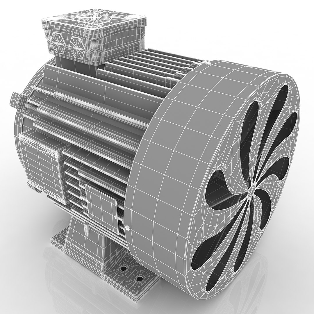 Electric Motor 3d Model