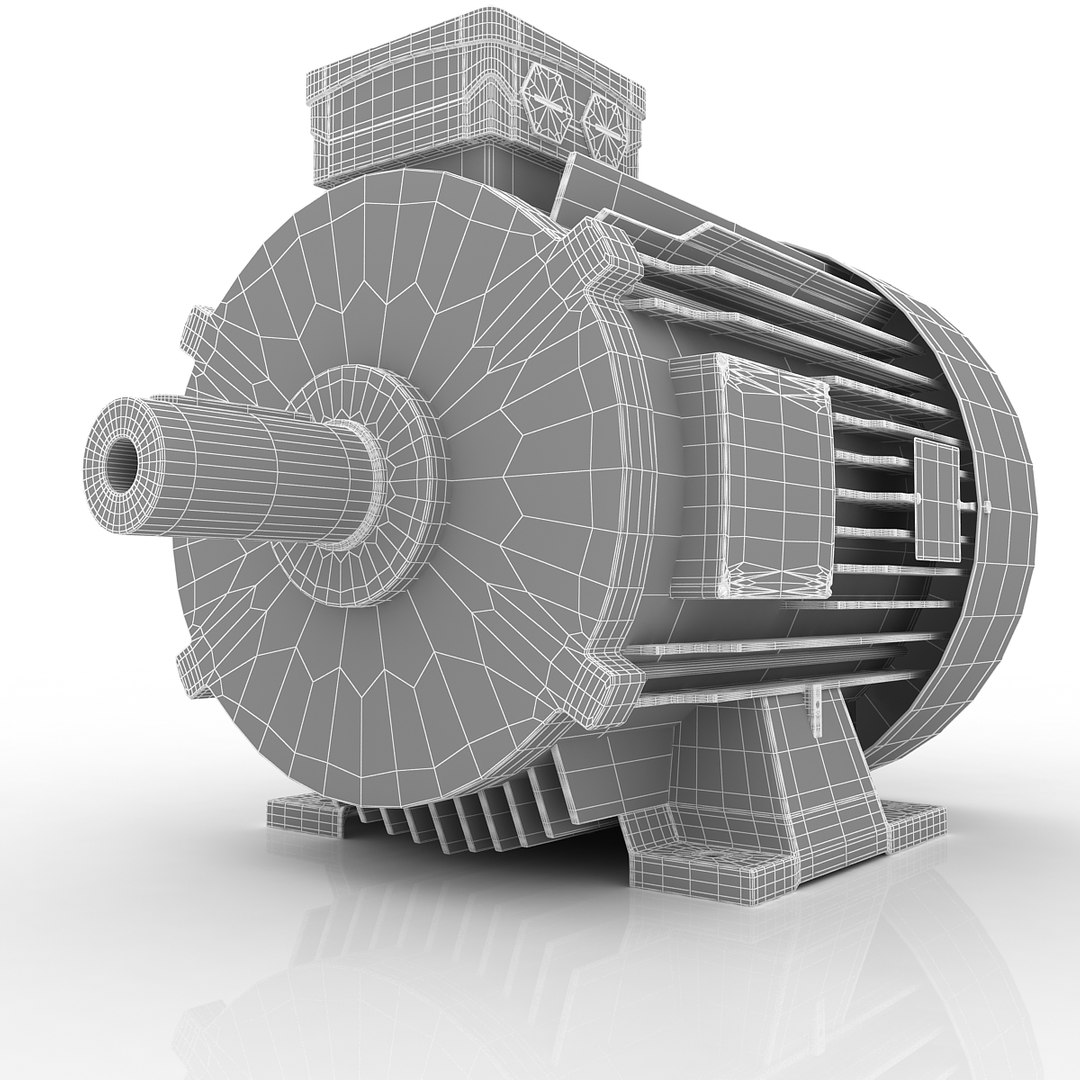 Electric Motor 3d Model