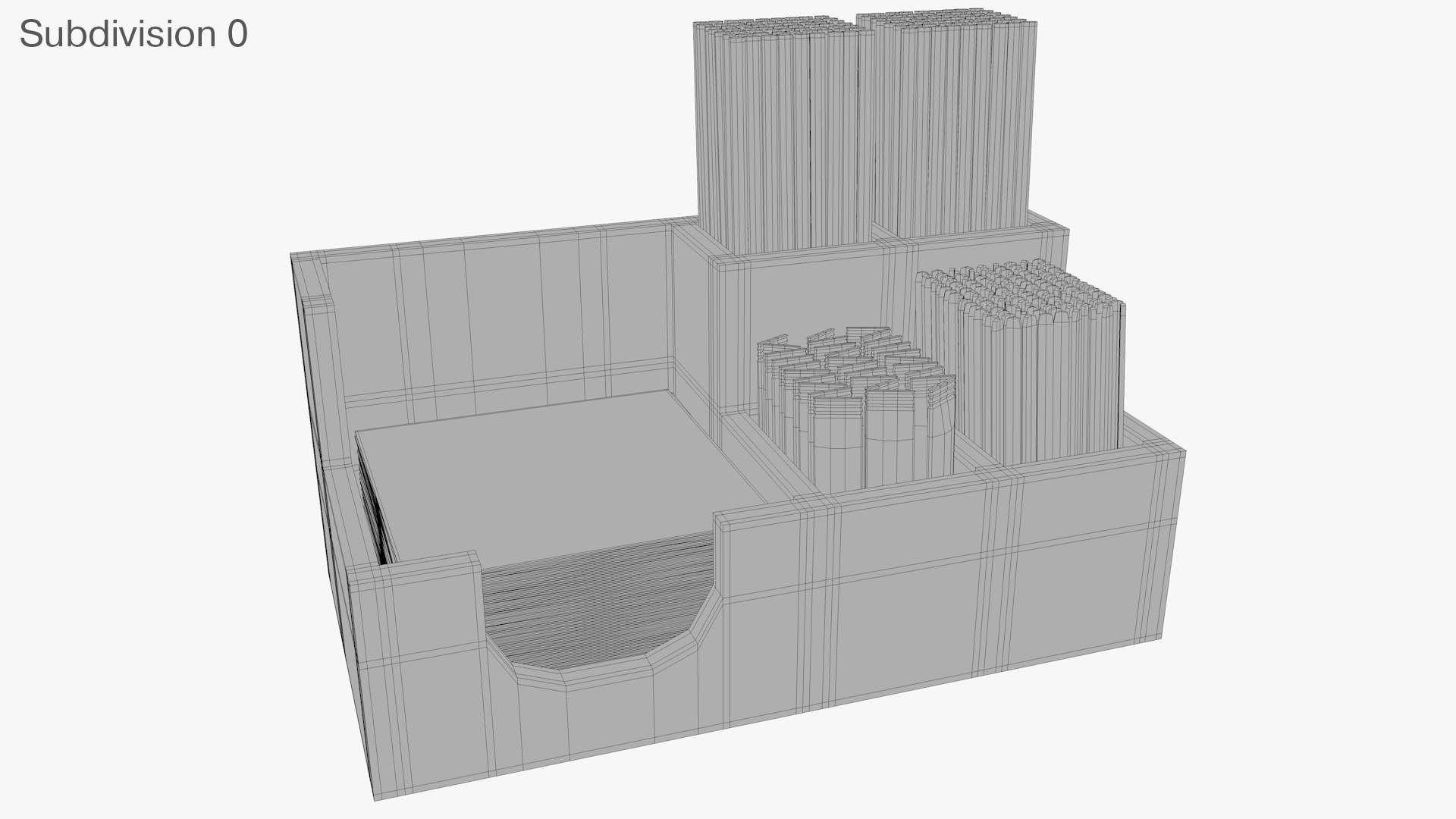 3D Coffee Condiment Organizer Model - TurboSquid 1732623