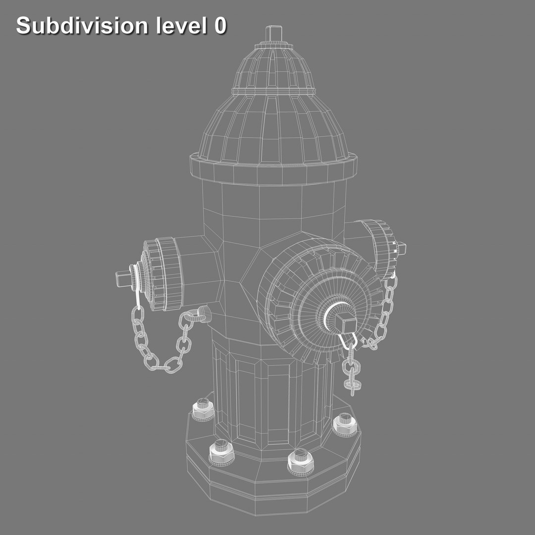 Hydrant Water 3d C4d