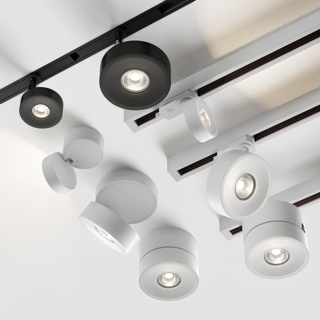 3D Qrled Led Track Lights Model - TurboSquid 1680394