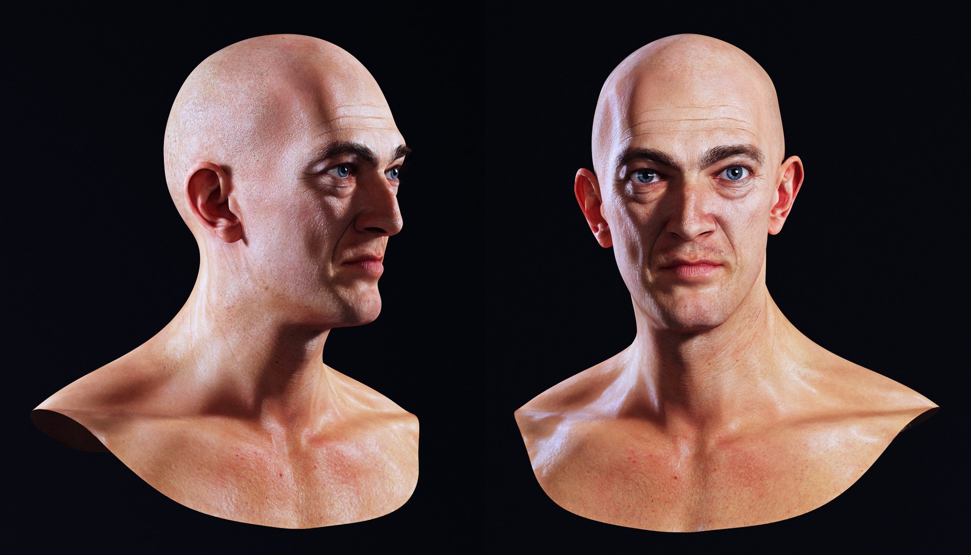 vincent - male head max