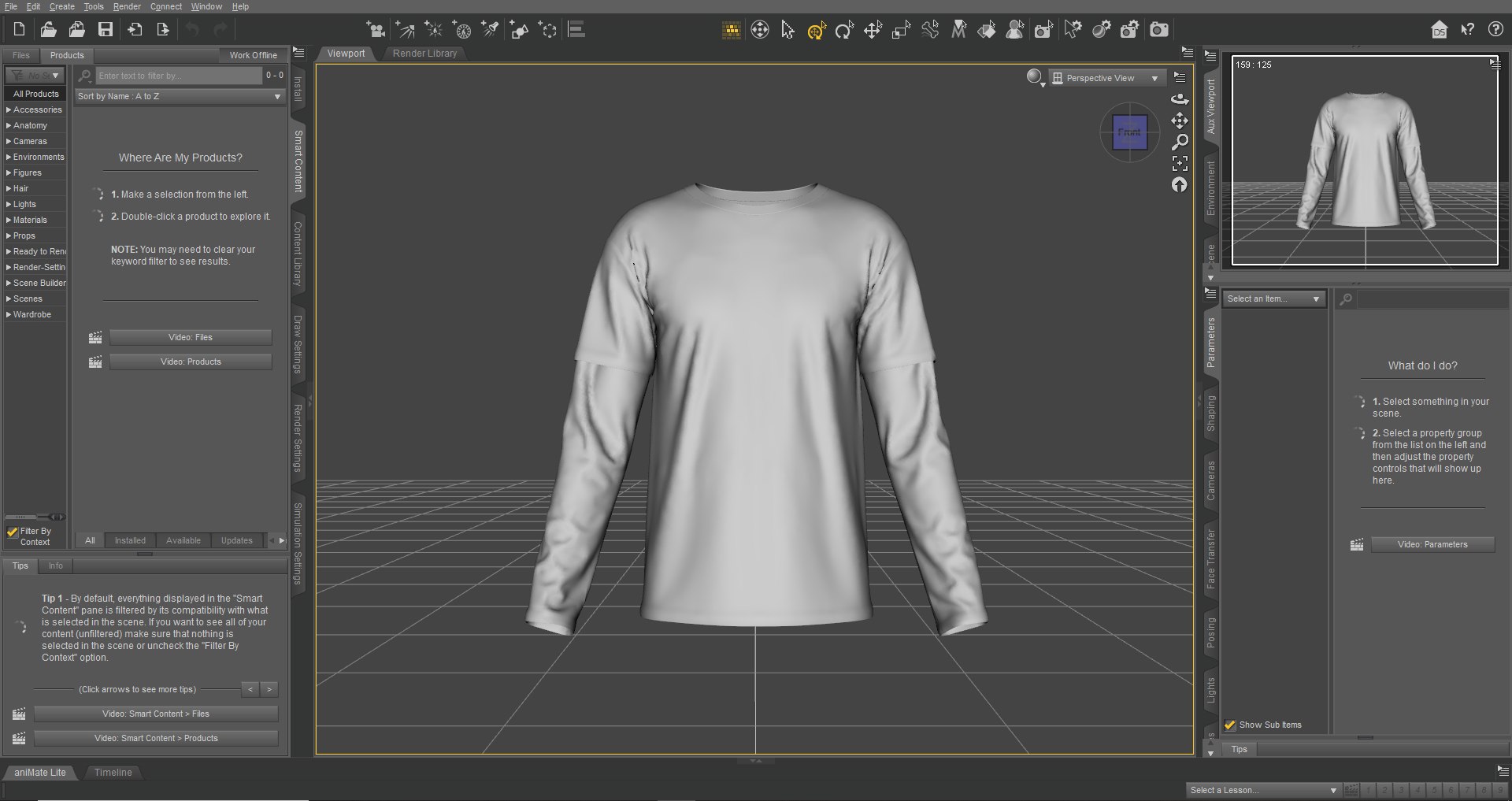 3D Full Sleeve Casual T-Shirt for Men model - TurboSquid 2124867