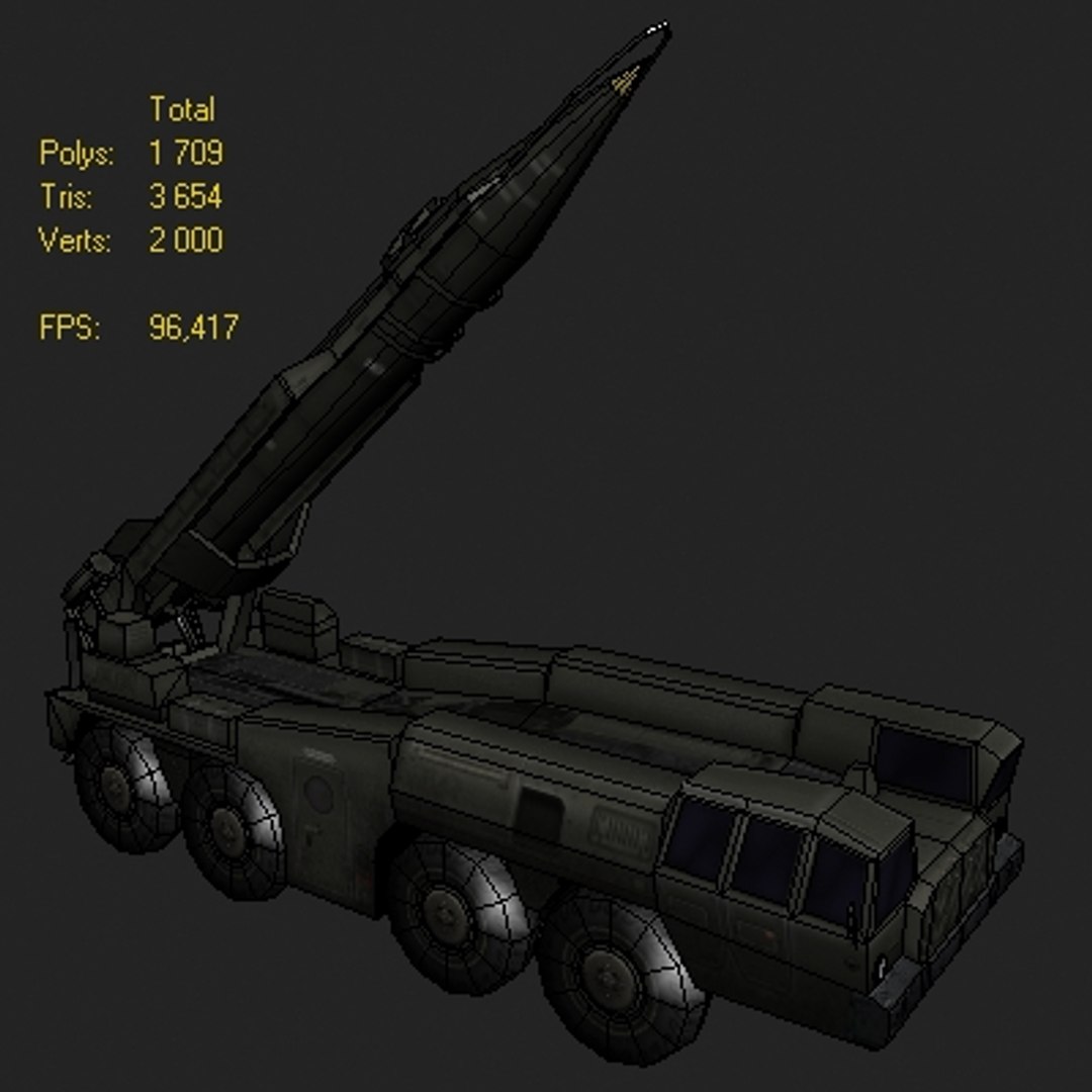 3d Scud Launcher Model