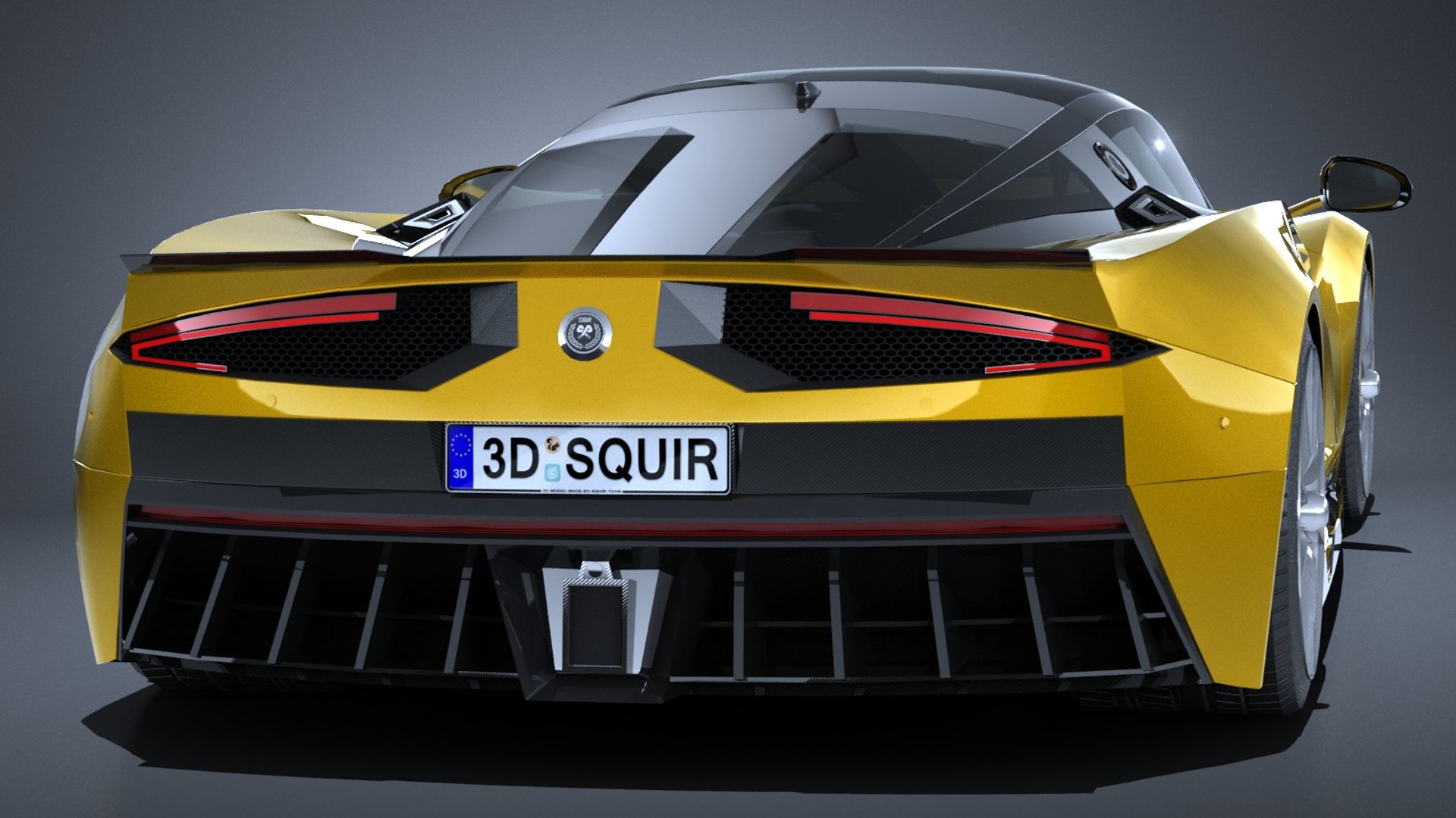 3D Hq Generic Supercar - TurboSquid 1197956