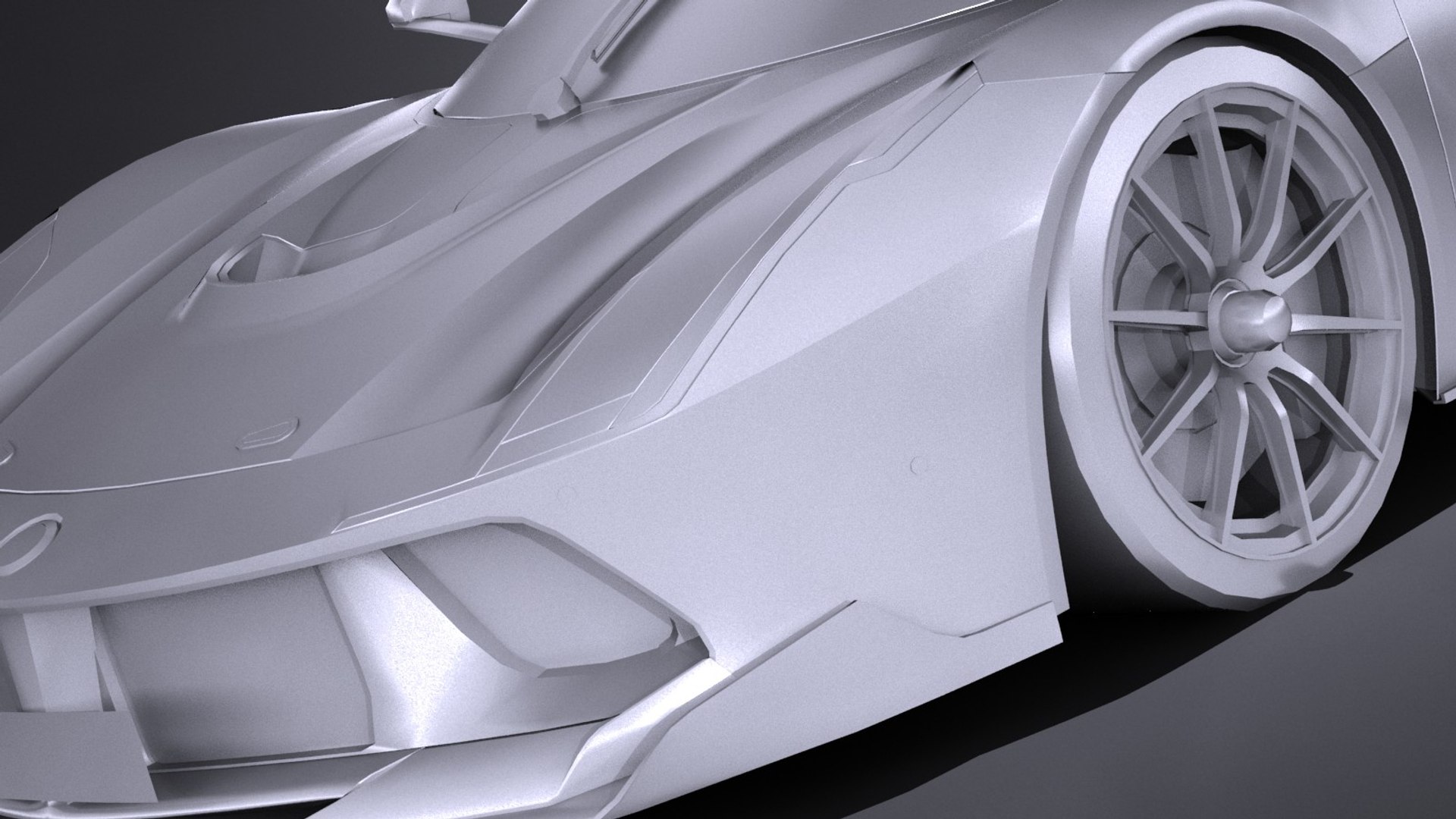 3D Hq Generic Supercar - TurboSquid 1197956