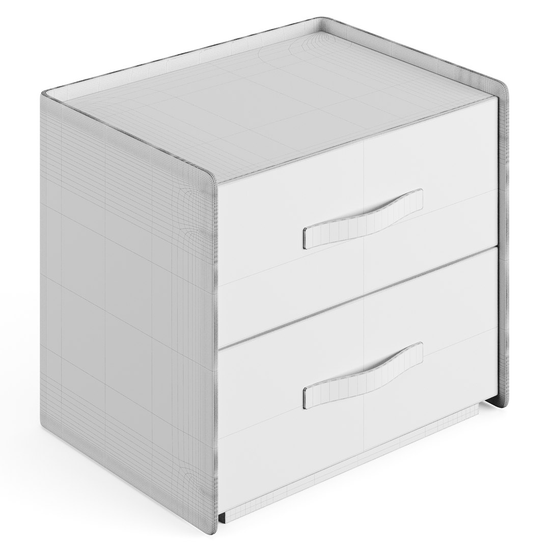 FENDI CASA SOHO BEDSIDE TABLE 3D Model - TurboSquid 1876356