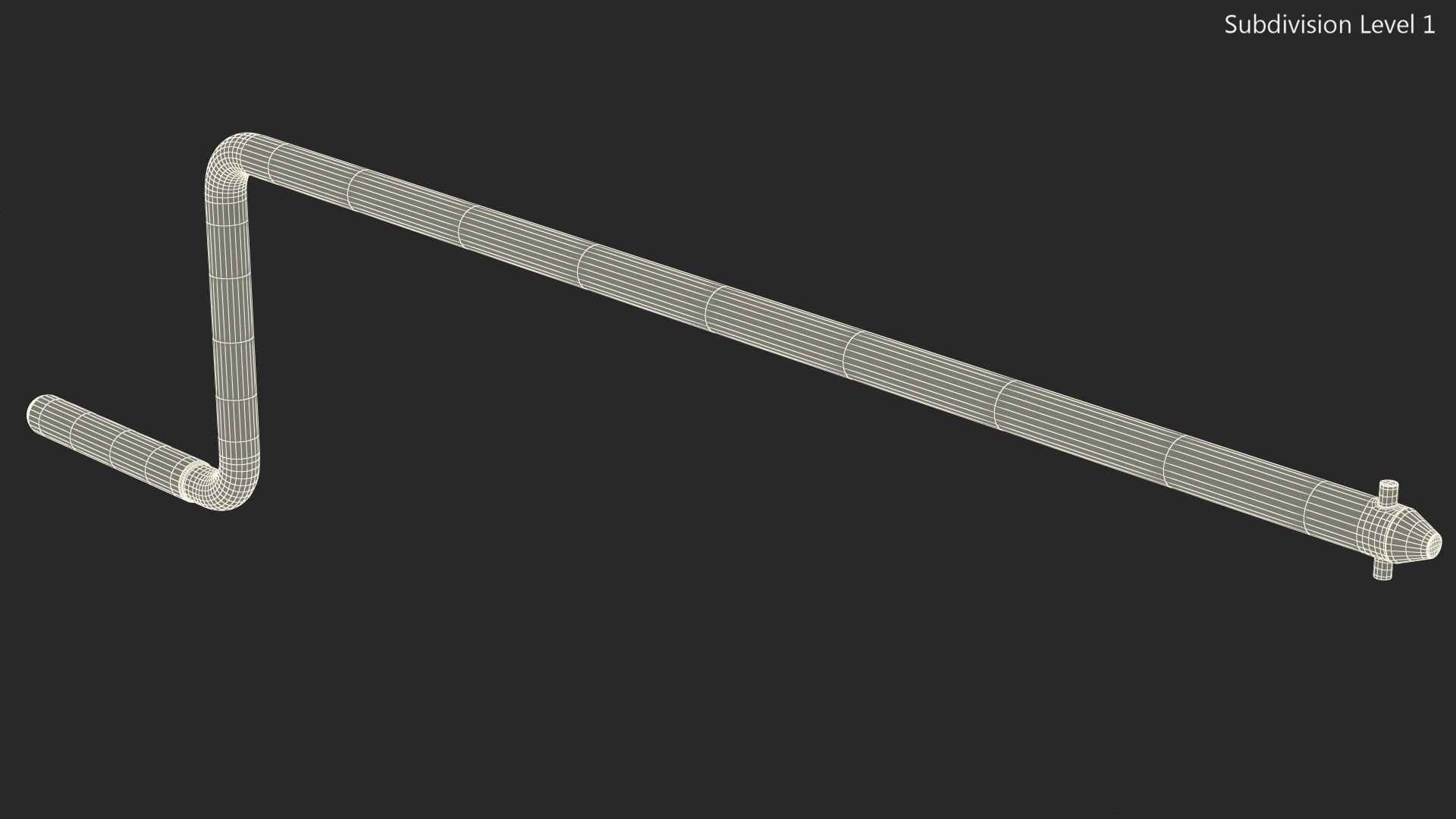 Engine Crank Starter Handle Blue 3D Model - TurboSquid 1912212