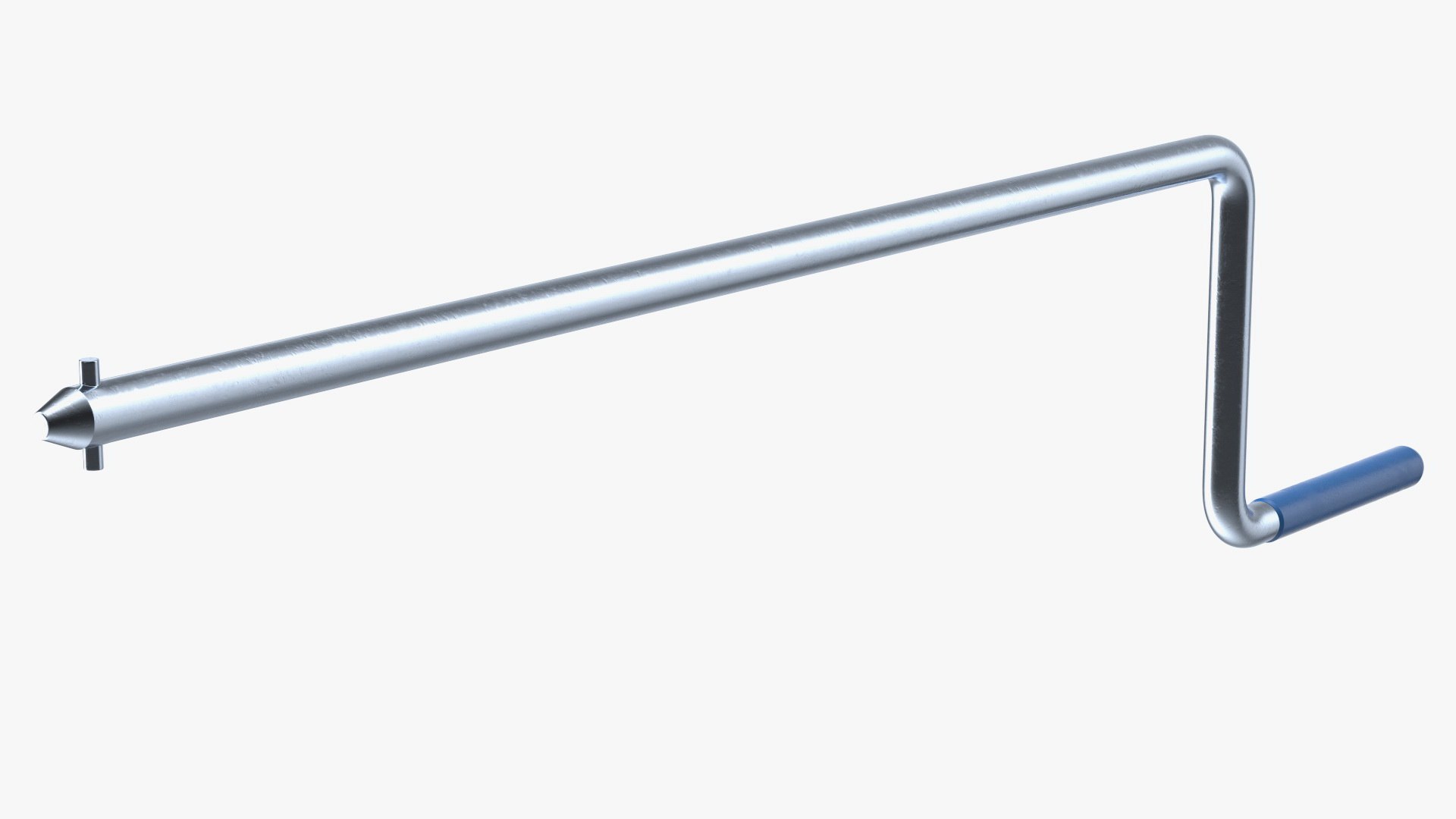 Engine Crank Starter Handle Blue 3D Model - TurboSquid 1912212