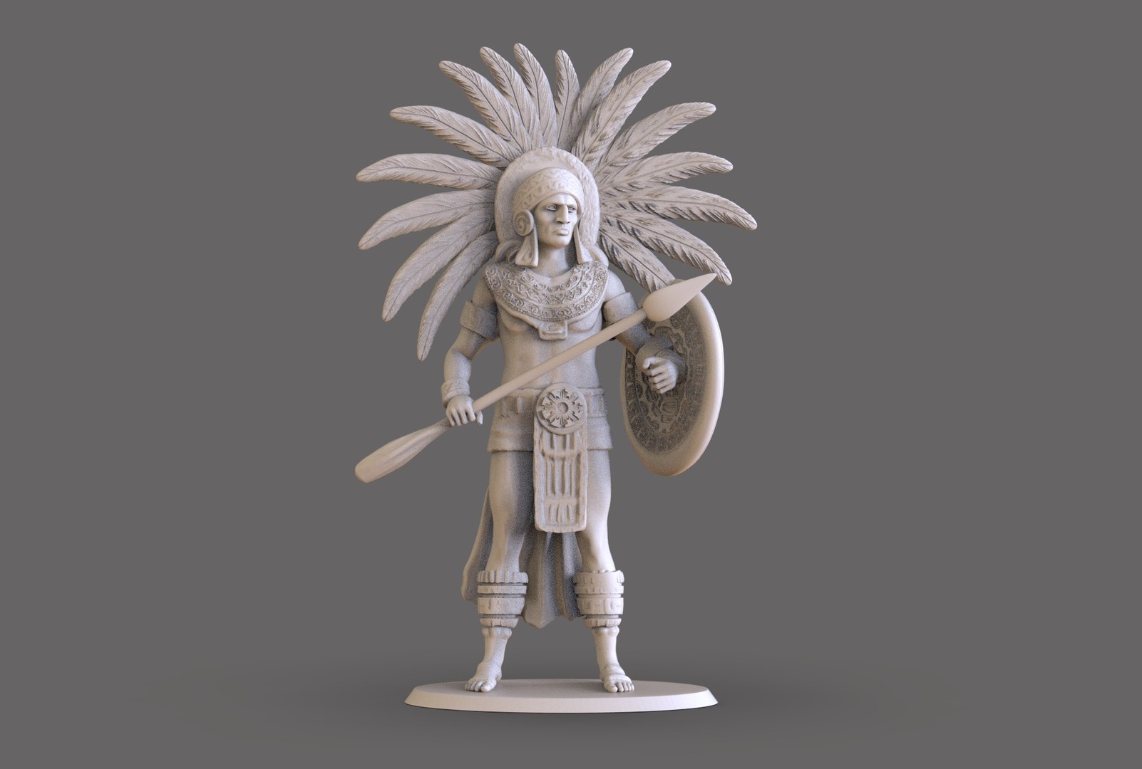 Aztec Figurine Model - TurboSquid 2241418