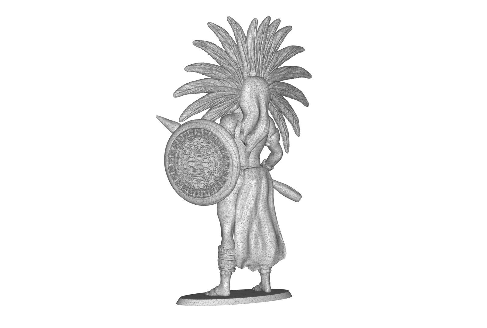 Aztec Figurine Model - TurboSquid 2241418