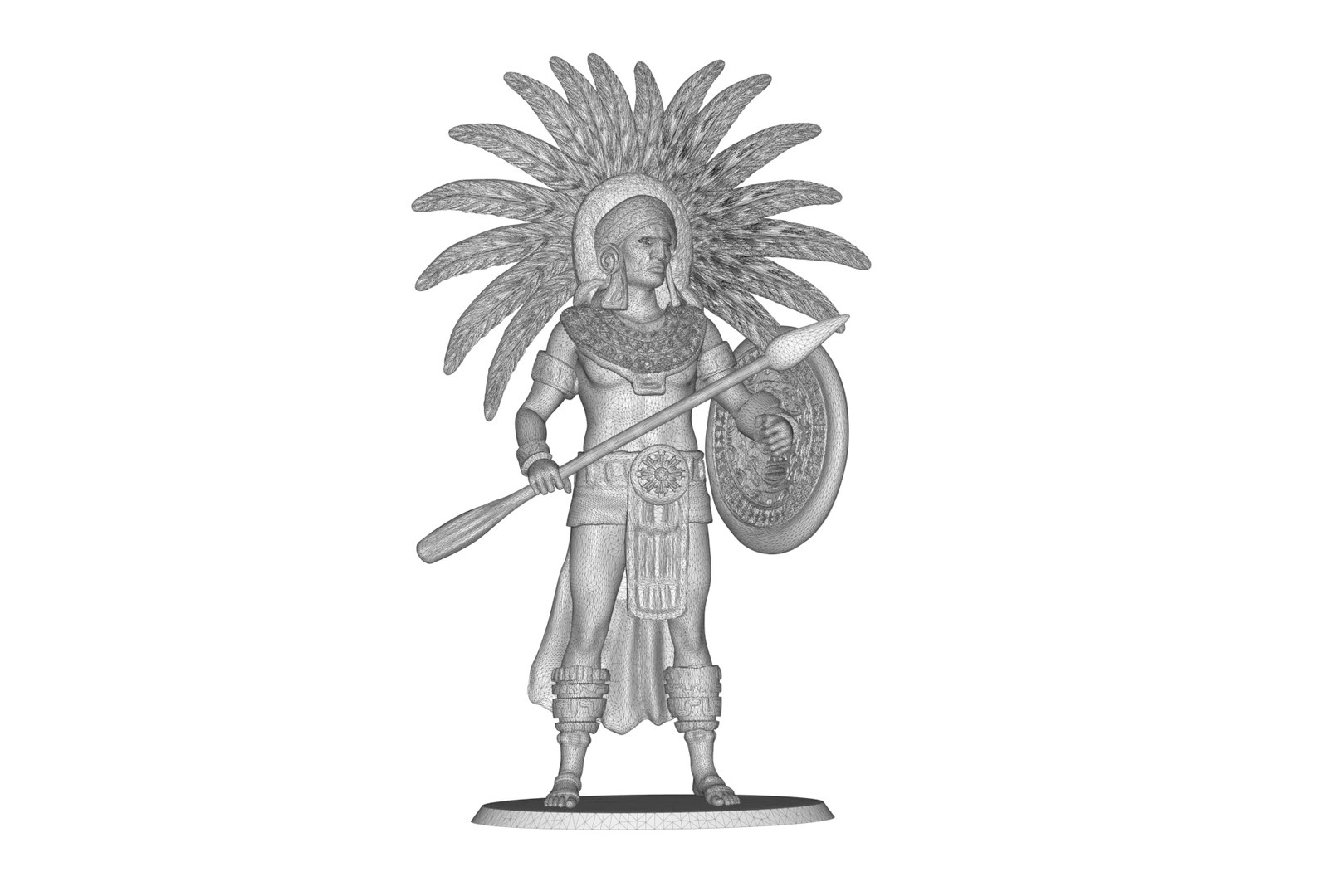 Aztec Figurine Model - TurboSquid 2241418