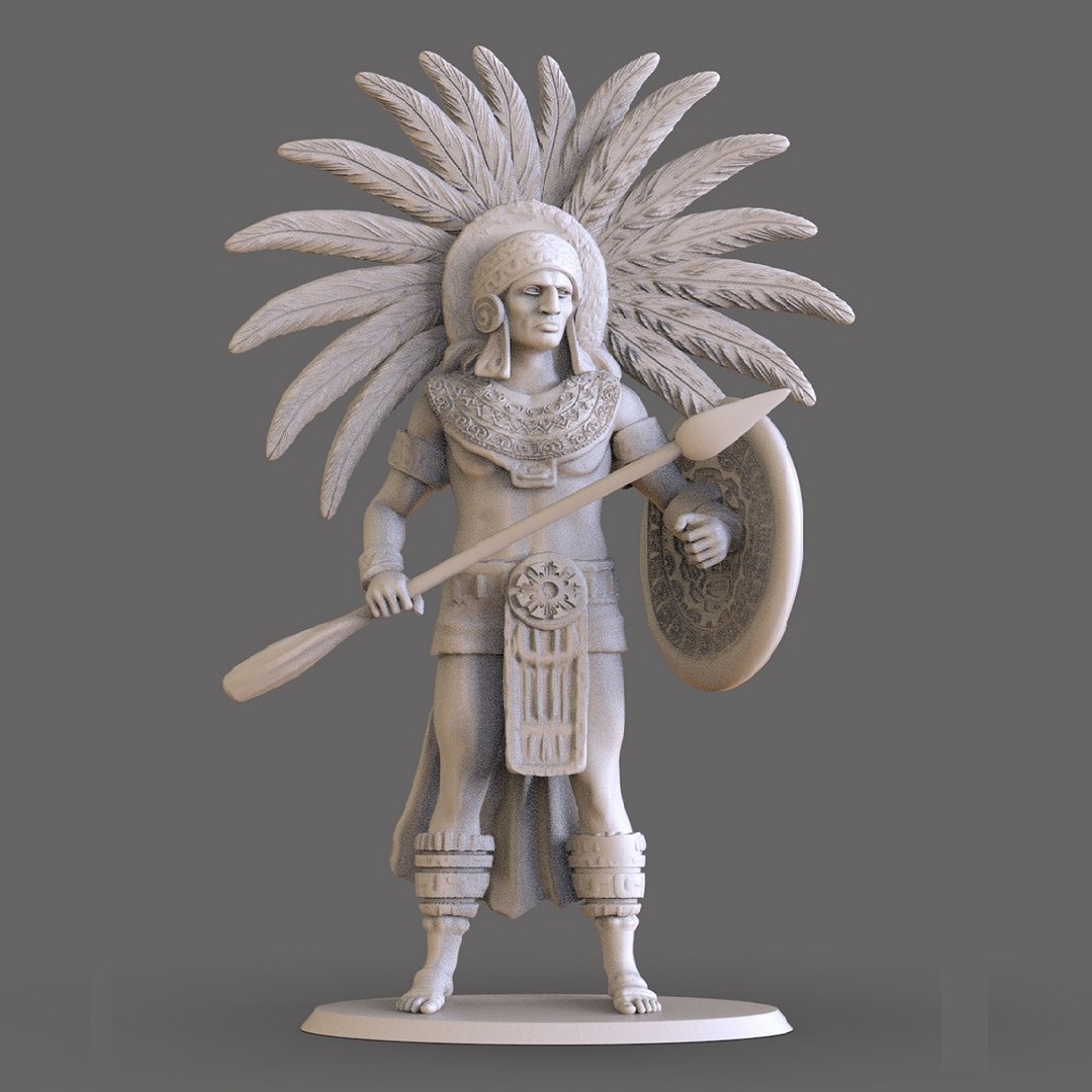 Aztec Figurine Model - TurboSquid 2241418