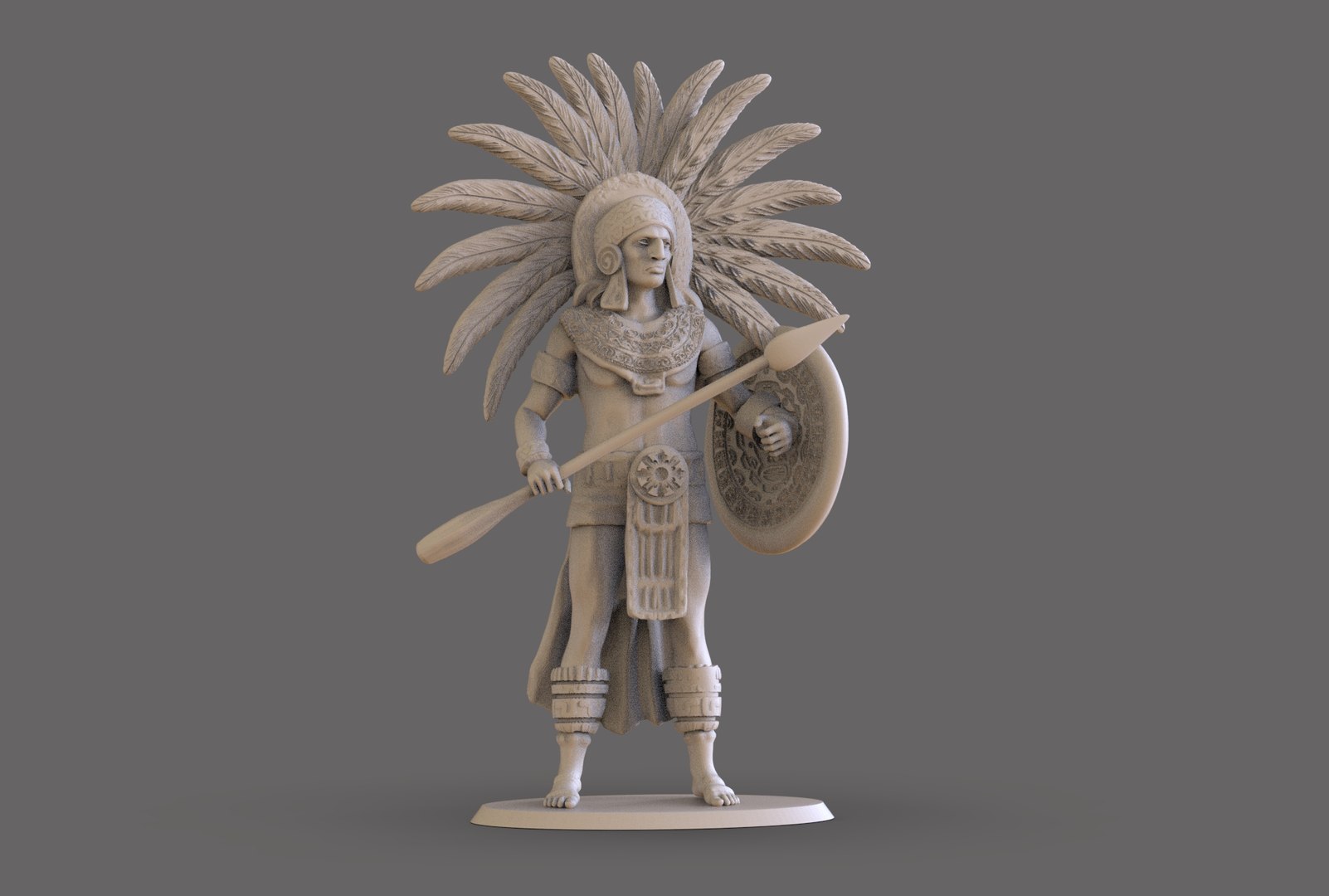 Aztec Figurine Model - TurboSquid 2241418