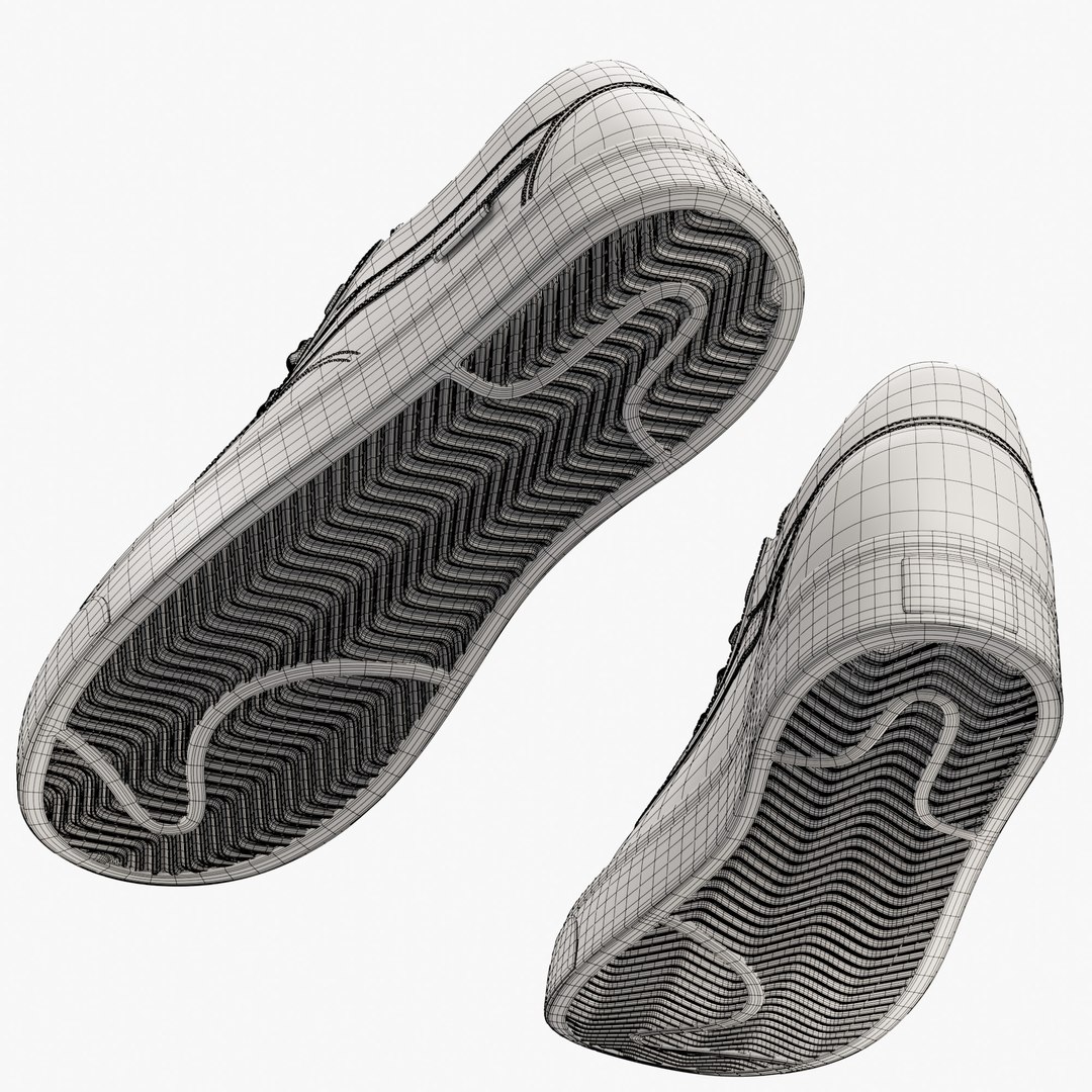 Shoes Modeled Blender 3D Model - TurboSquid 1660705