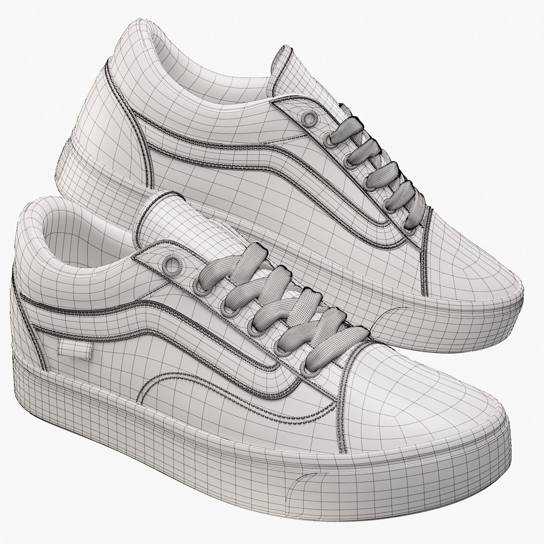 Shoes Modeled Blender 3D Model - TurboSquid 1660705