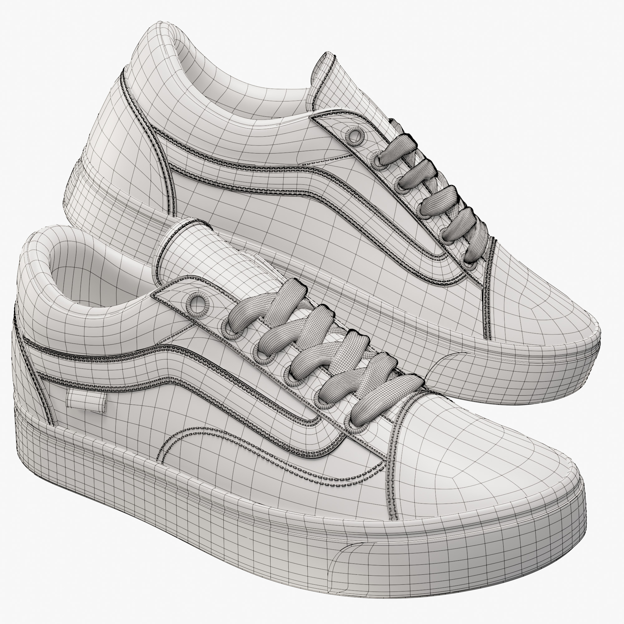 Shoes modeled blender 3D model - TurboSquid 1660705