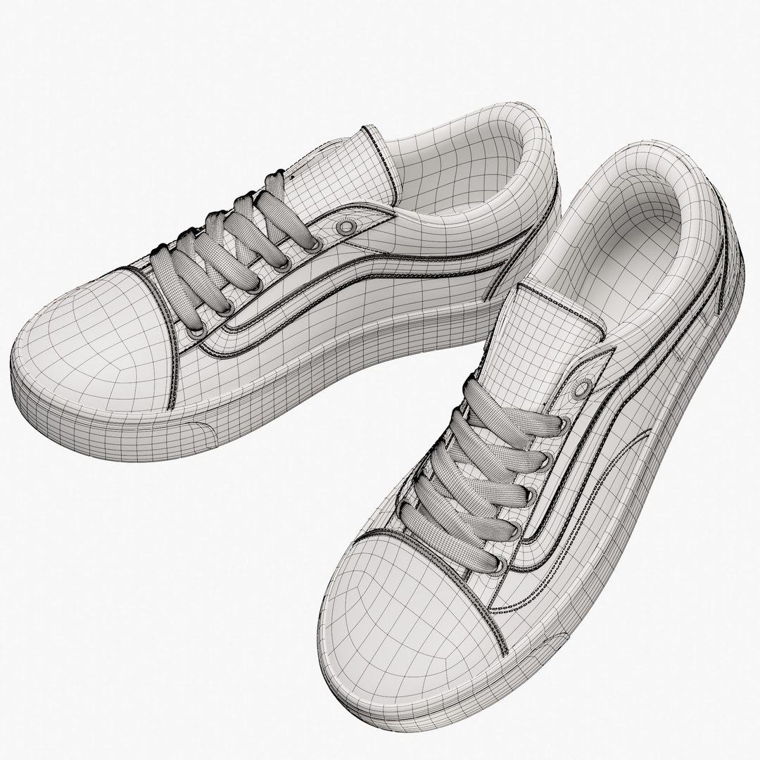 Shoes Modeled Blender 3D Model - TurboSquid 1660705
