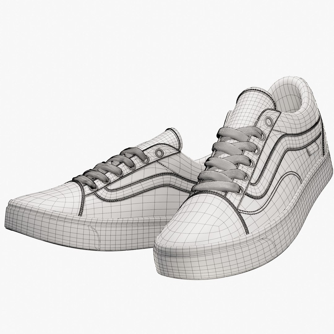 Shoes Modeled Blender 3D Model - TurboSquid 1660705