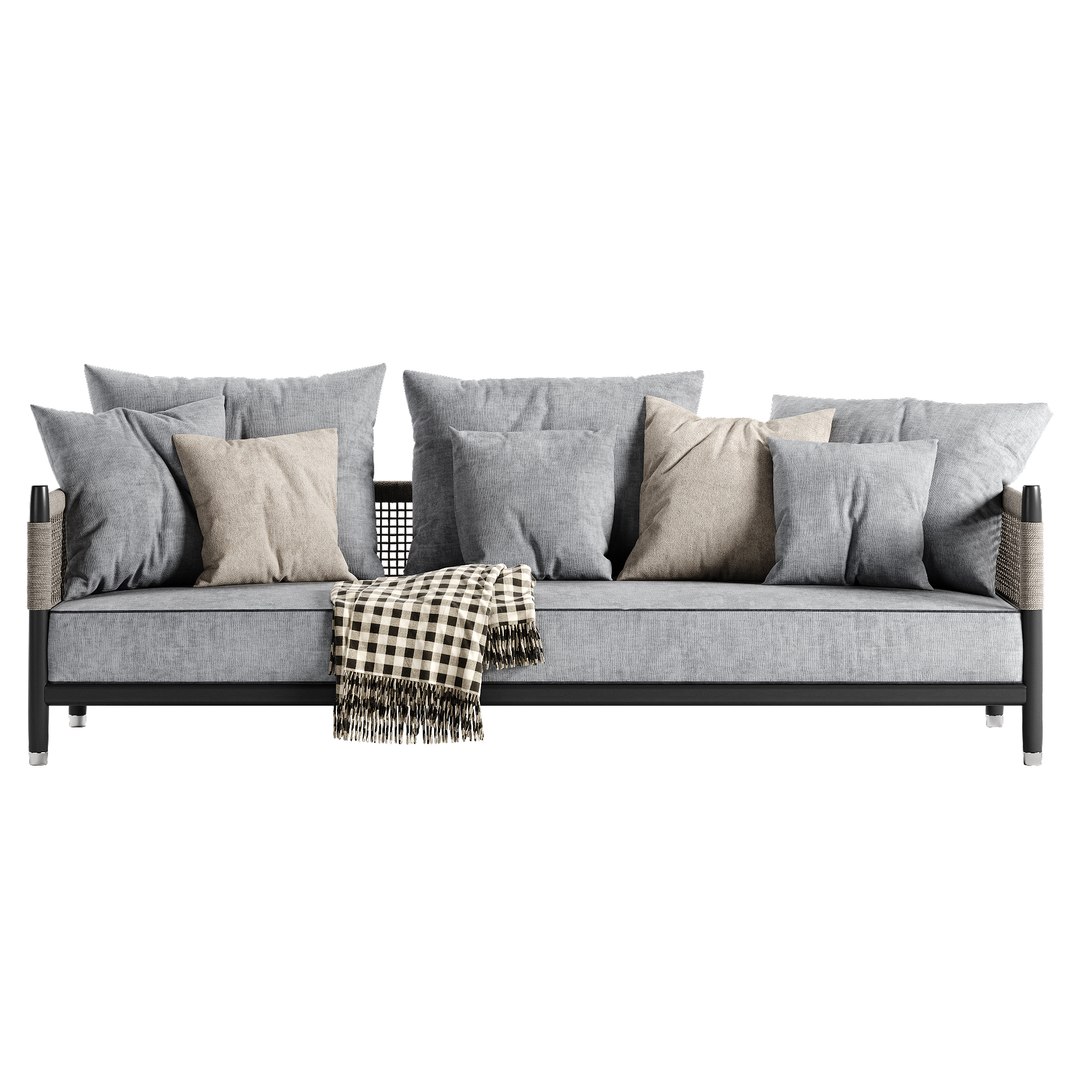 3D Flexform Parker Sofa Model - TurboSquid 1970987