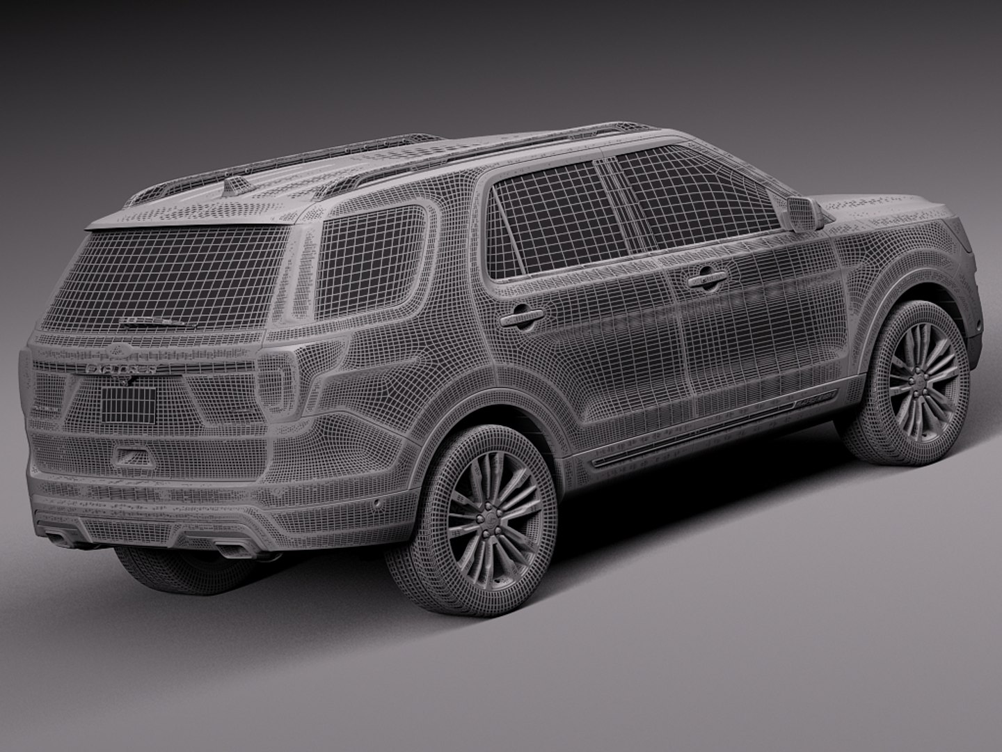 3d 2016 Explorer Model