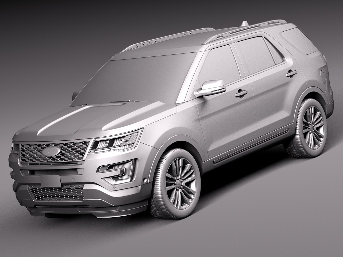 3d 2016 Explorer Model