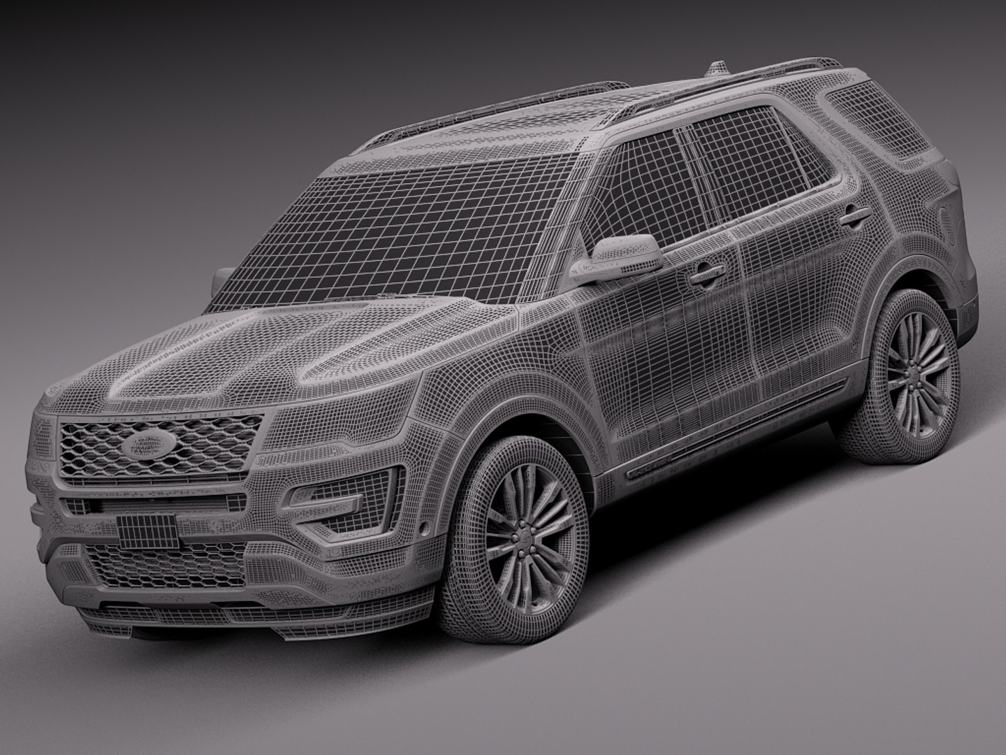 3d 2016 Explorer Model
