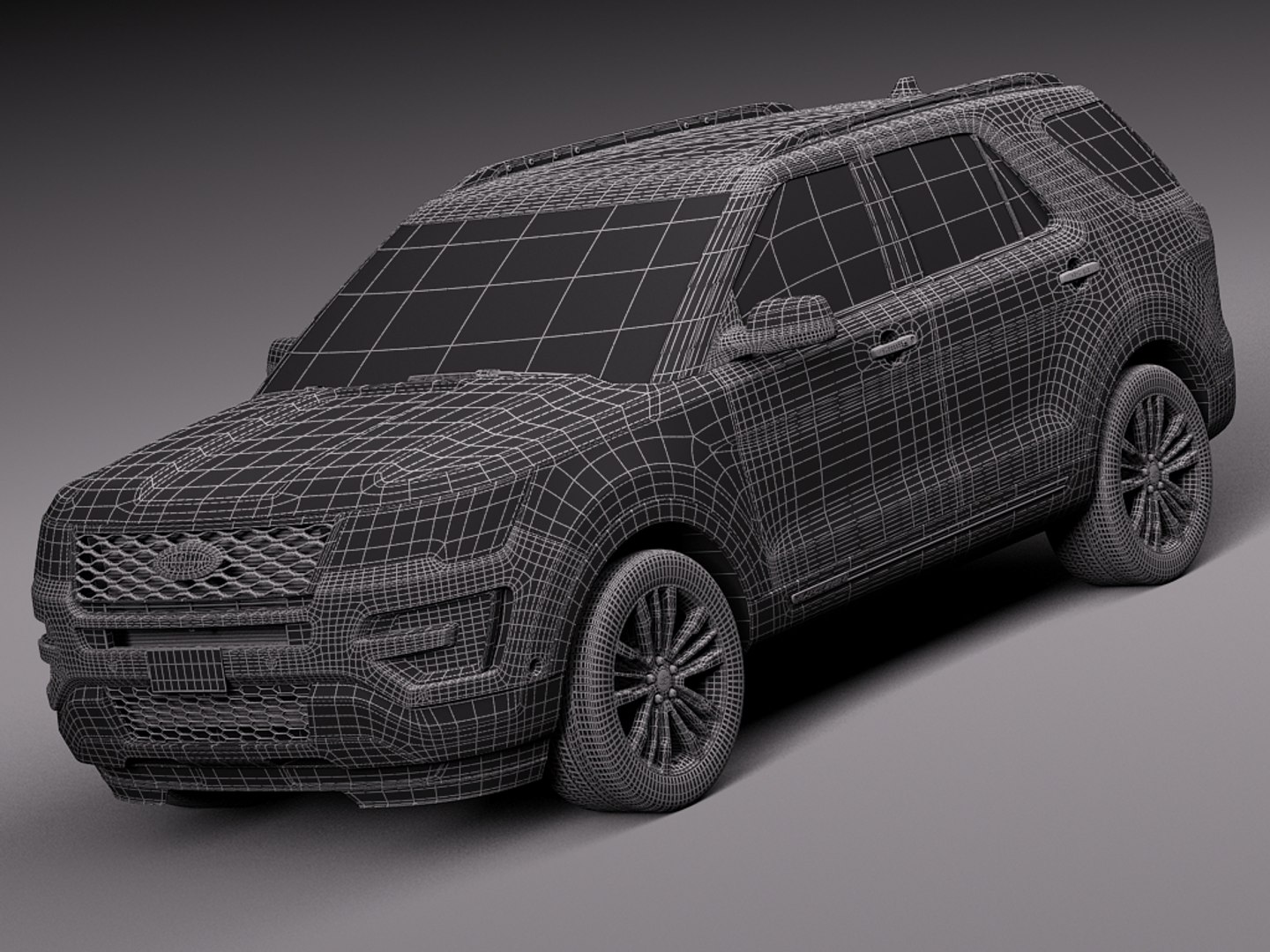 3d 2016 Explorer Model