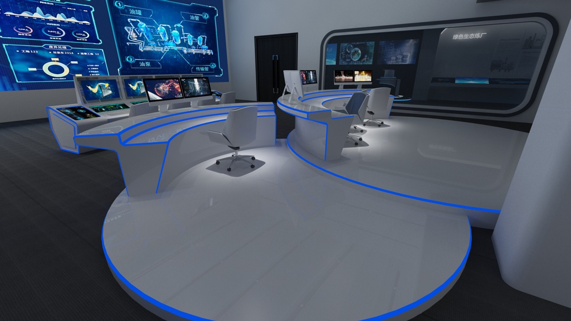 3D Model Monitoring Center - TurboSquid 2102523