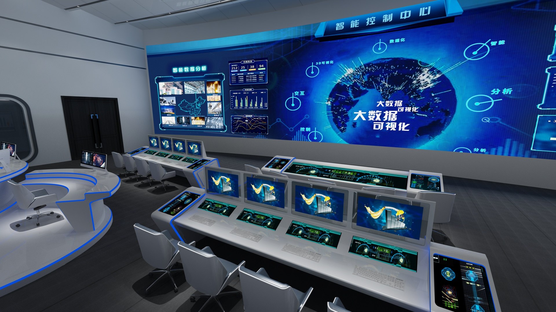 3D Model Monitoring Center - TurboSquid 2102523