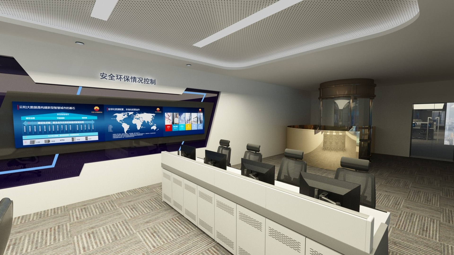 3D Model Monitoring Center - TurboSquid 2102523